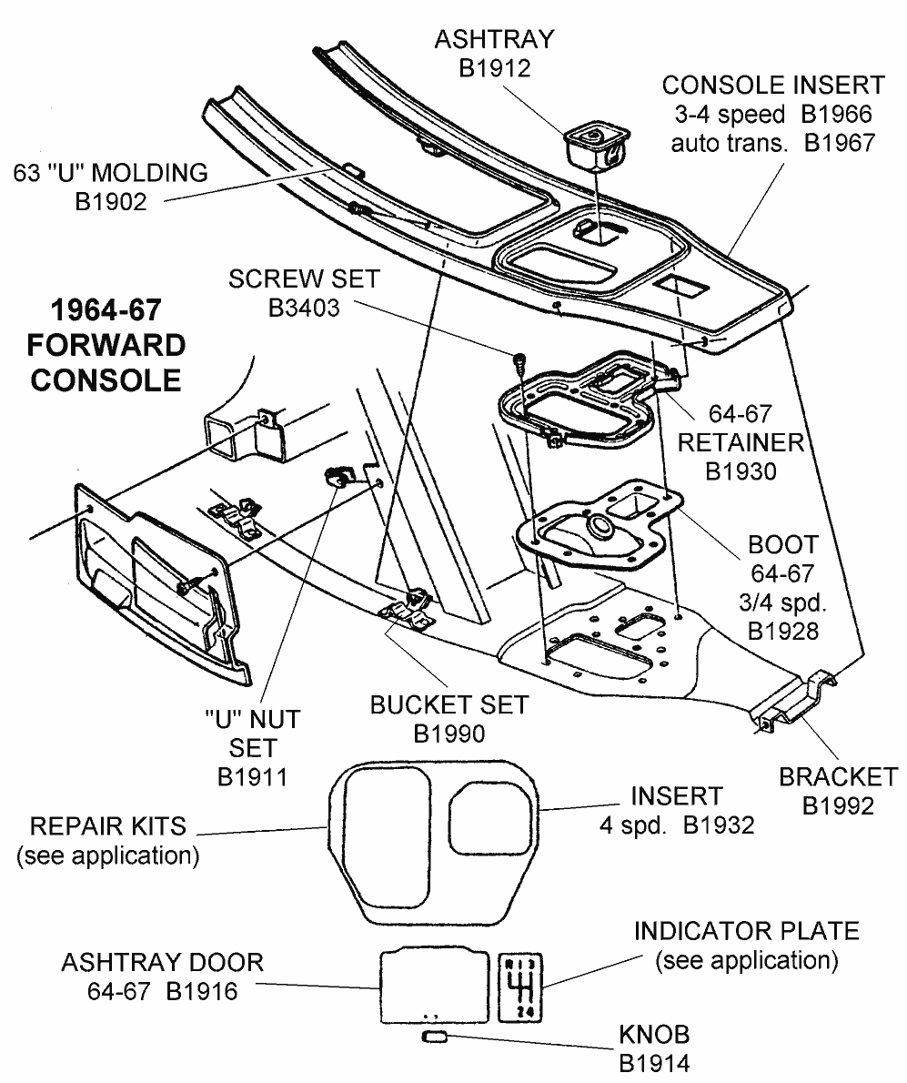 2006 Corvette Console Diagram