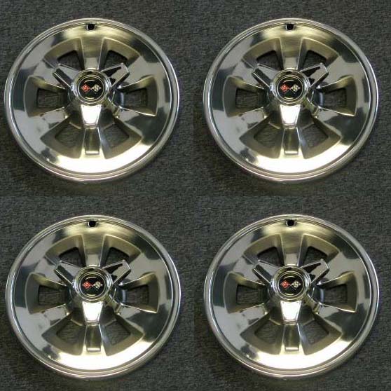 65 Corvette HUB CAP SET W/SPINNERS - 4pc · Chicago Corvette