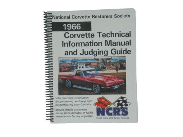 66 Corvette MANUAL - NCRS Corvette judging, 5th edition, · Chicago Corvette
